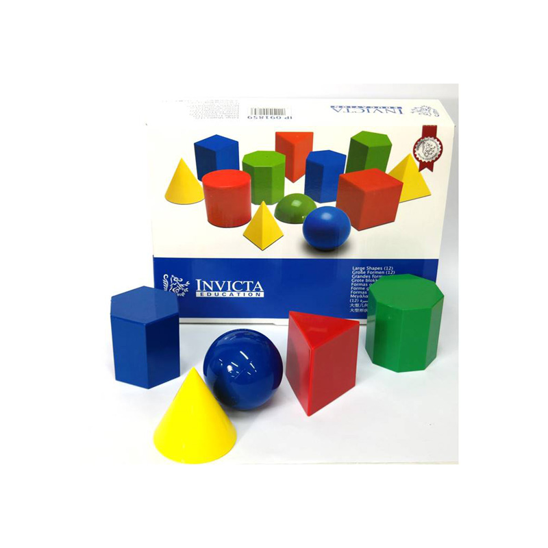 #377 Set of 12 large 3-D shapes web – Educo