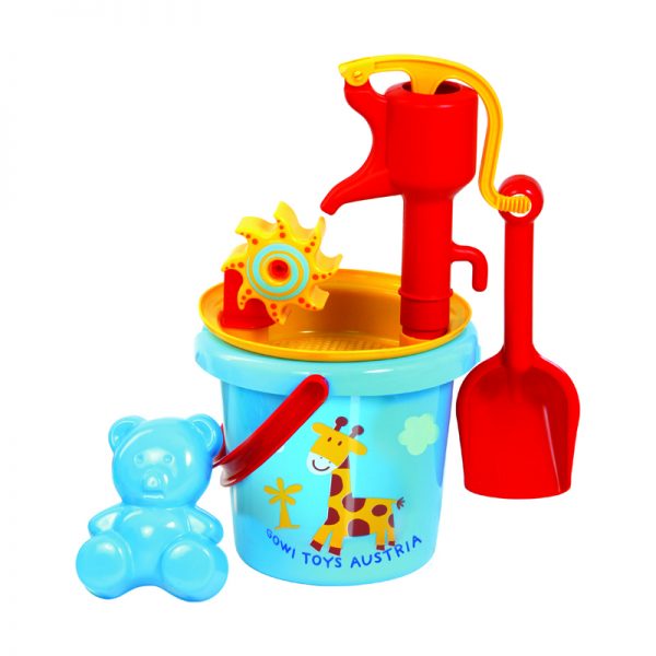 479a – Gowi Bucket + Pump Sand Set + Sieve – Educo